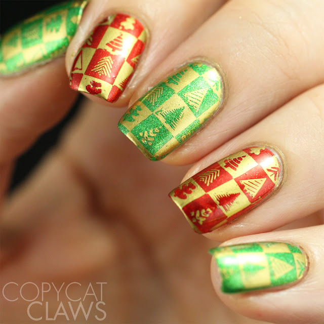 Copycat Claws: Last Minute Christmas Stamping