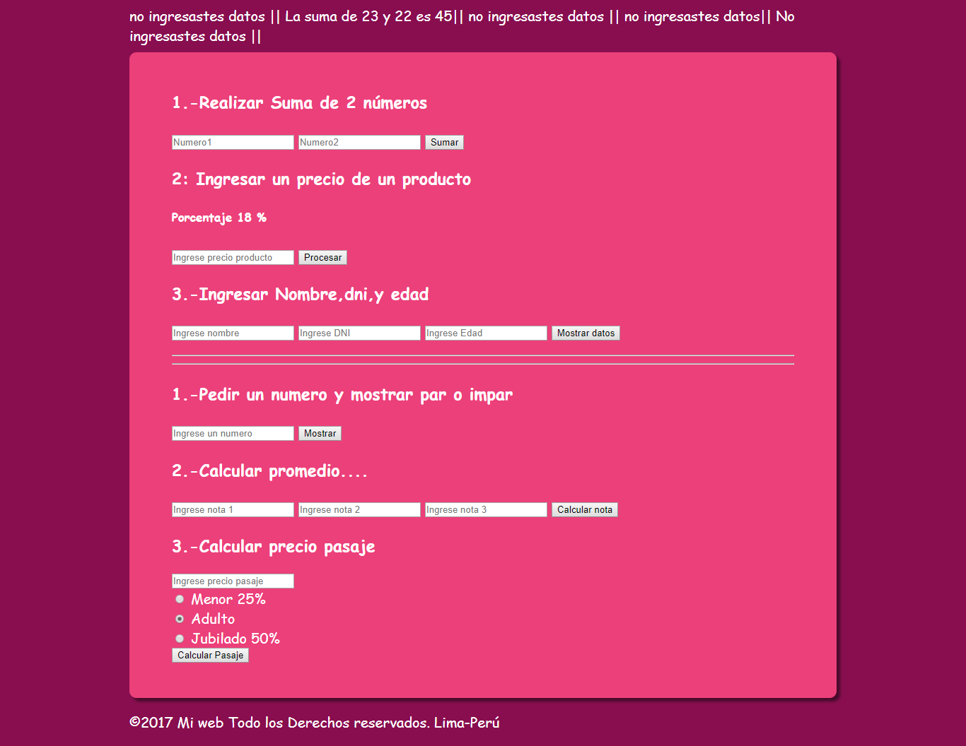 Ejercicios en php Resueltos ~ Articulos de programacion en lenguajes :C# Net,Python,Sql server ...