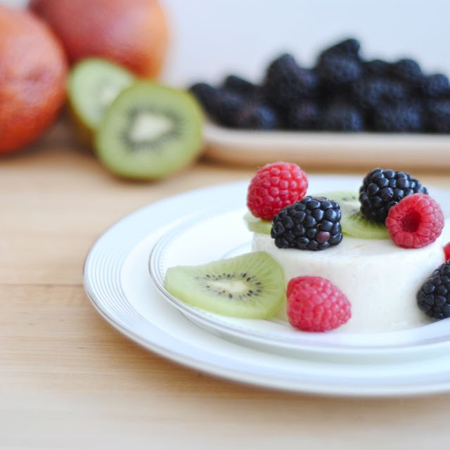 Greek Yogurt Panna Cotta • Honey We're Home