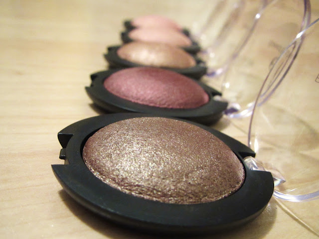 MMnoob: ELF studio baked eyeshadow swatches and review