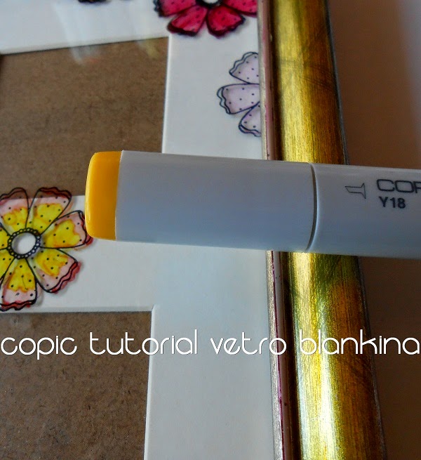Blankina creations: Tutorial Copic on glass Italia DT post