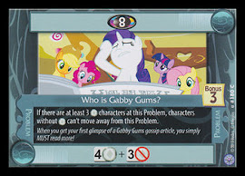 My Little Pony Who is Gabby Gums? Premiere CCG Card | MLP Merch
