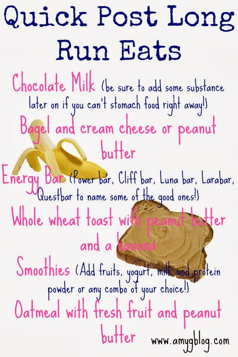 The Long Run: Post Run Eats - Amy's Balancing Act