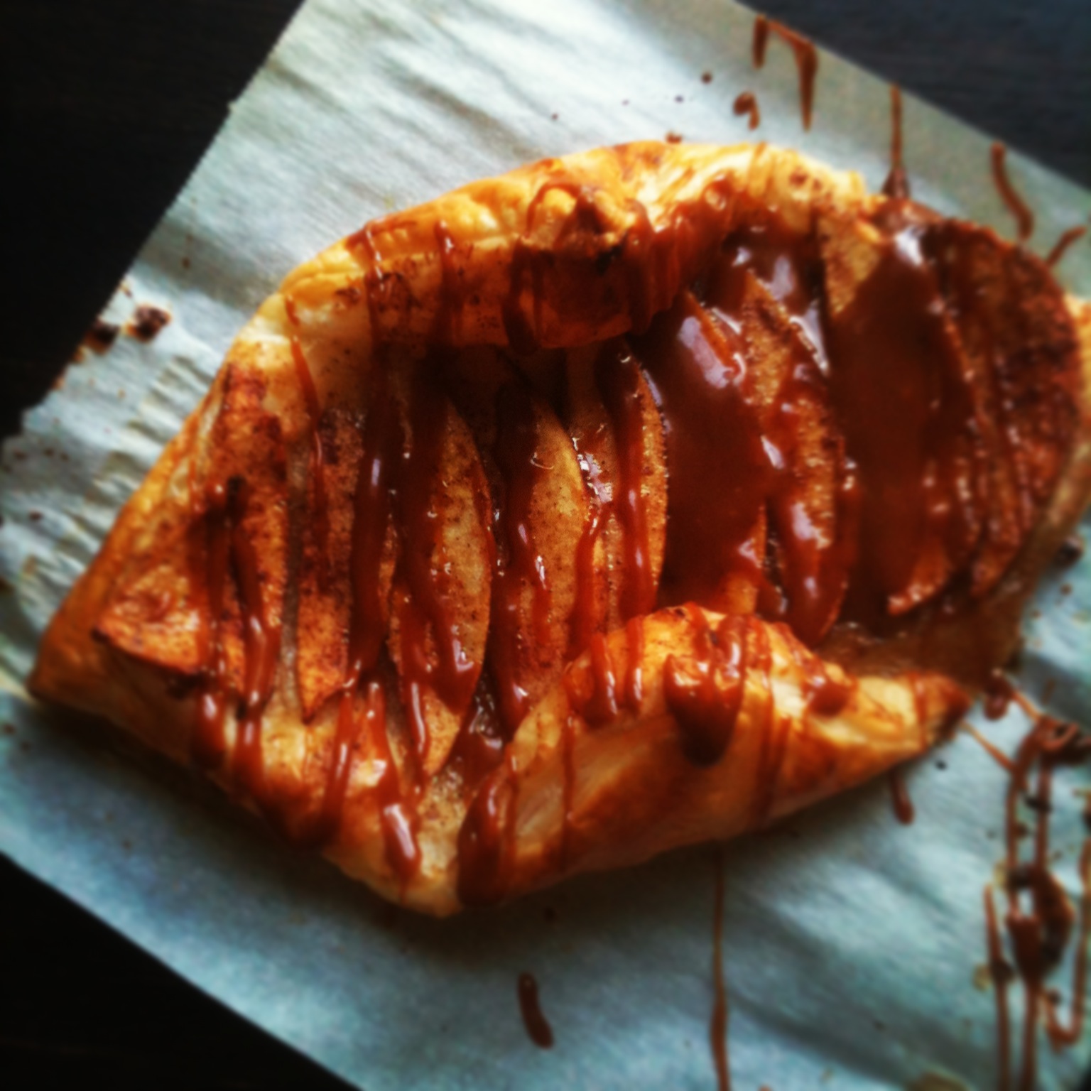 Butter & Chocolate -: - Caramel Apple Pastries