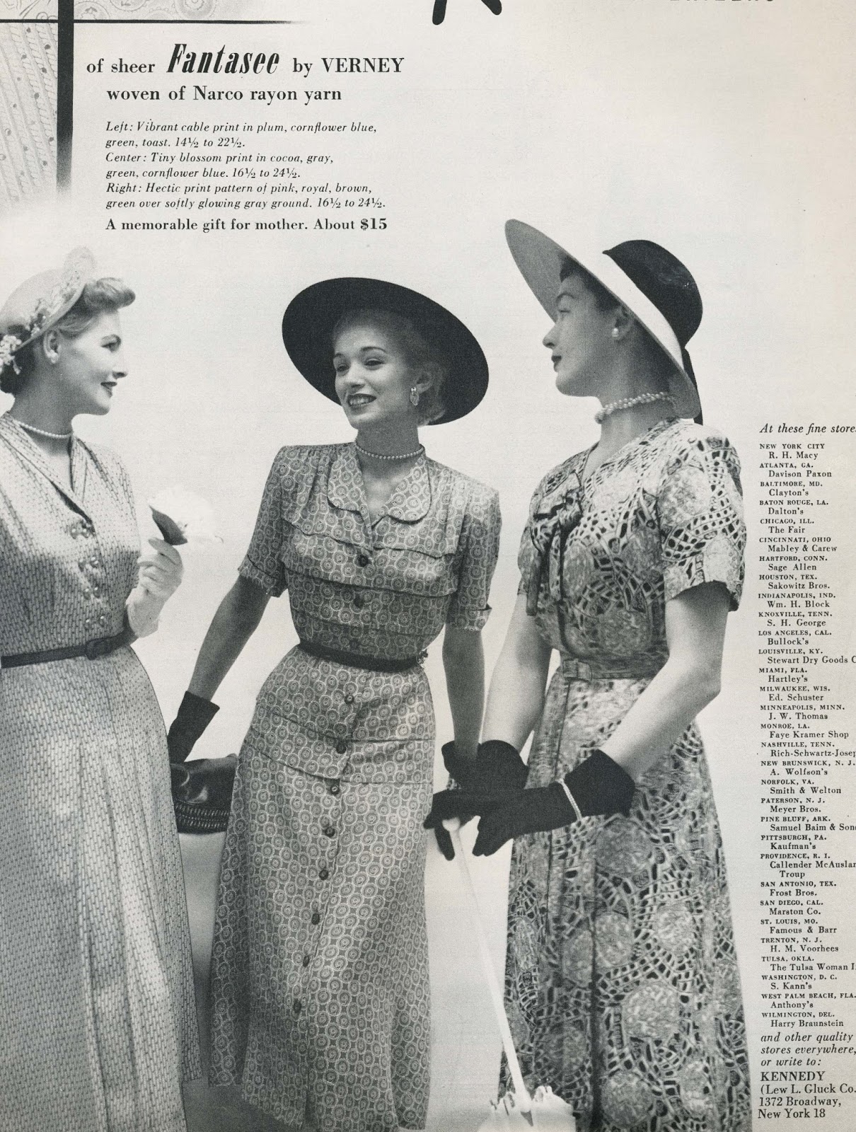 Dividing Vintage Moments : Vogue 1949 part 1
