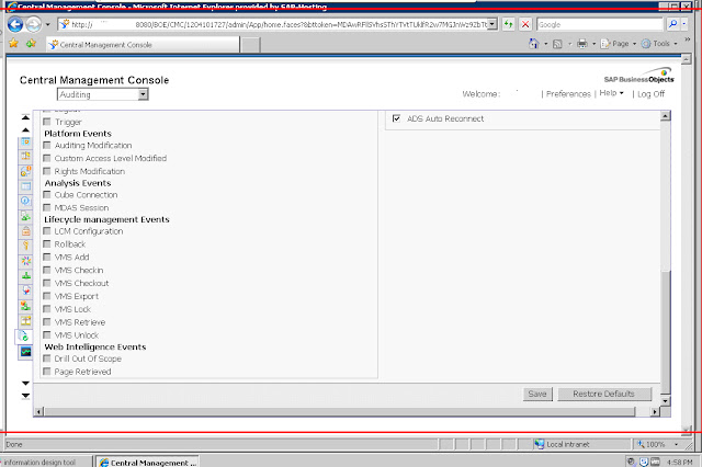 CMC in Business Objects BI 4 - New features