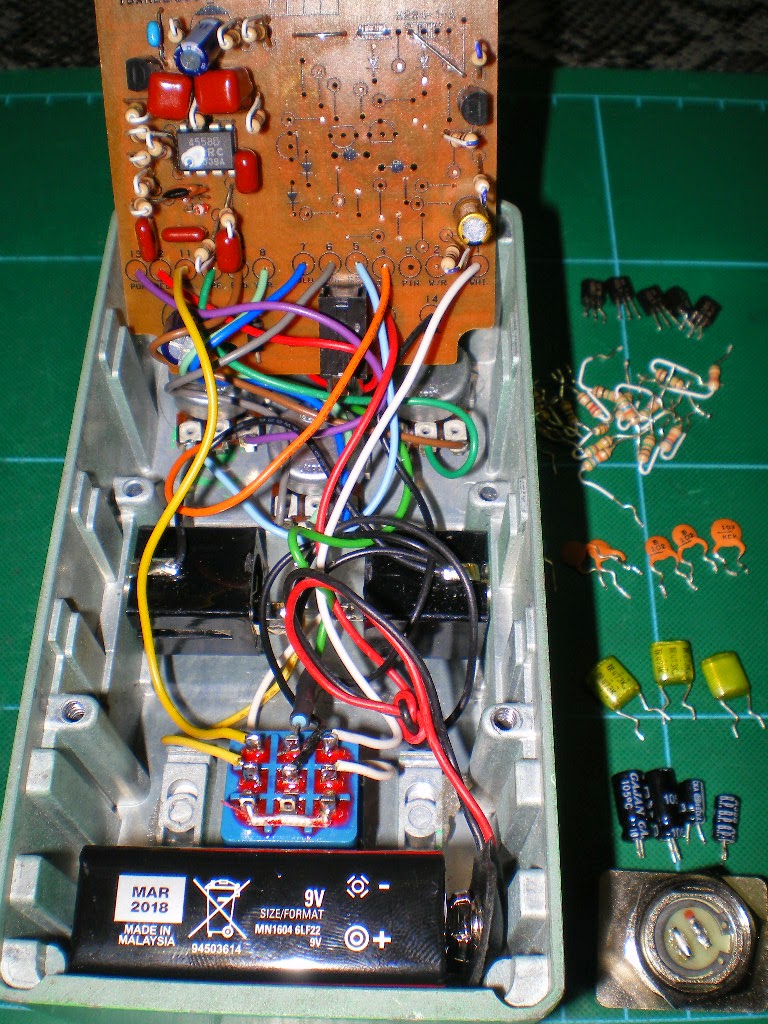 Giovanetti HandWired Blog: Ibanez TS-808 @ True ByPass Mod