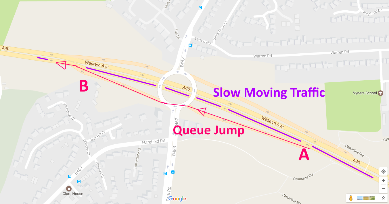 Google Maps Queue Jumps.