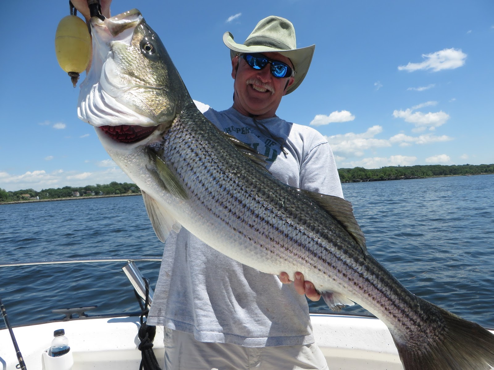 Rhode Island Striped Bass: One of the Best BIG FISH Days of All Time