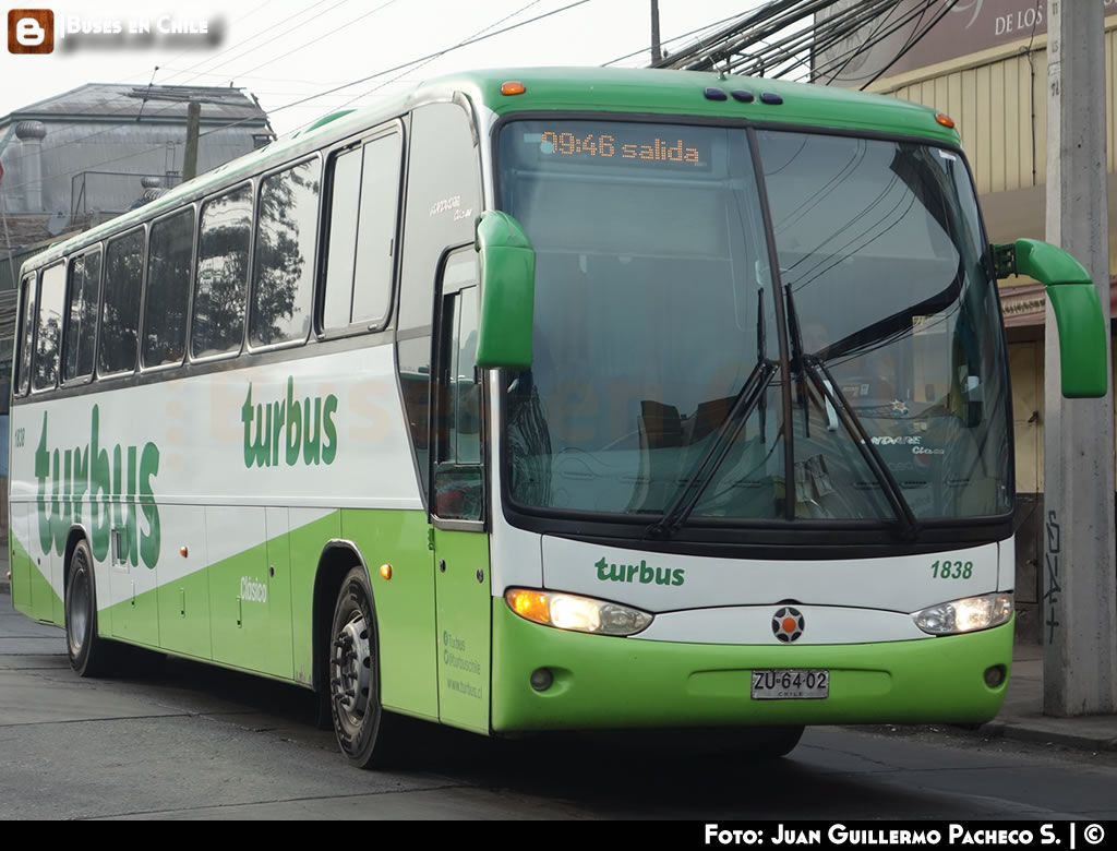 Buses en Chile | Juan Guillermo Pacheco S.: Tur-Bus | N° 1838.-
