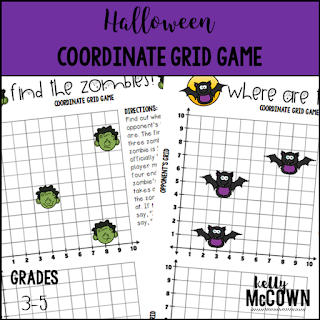Kelly McCown: Halloween Elementary Math Activities and Games BUNDLE