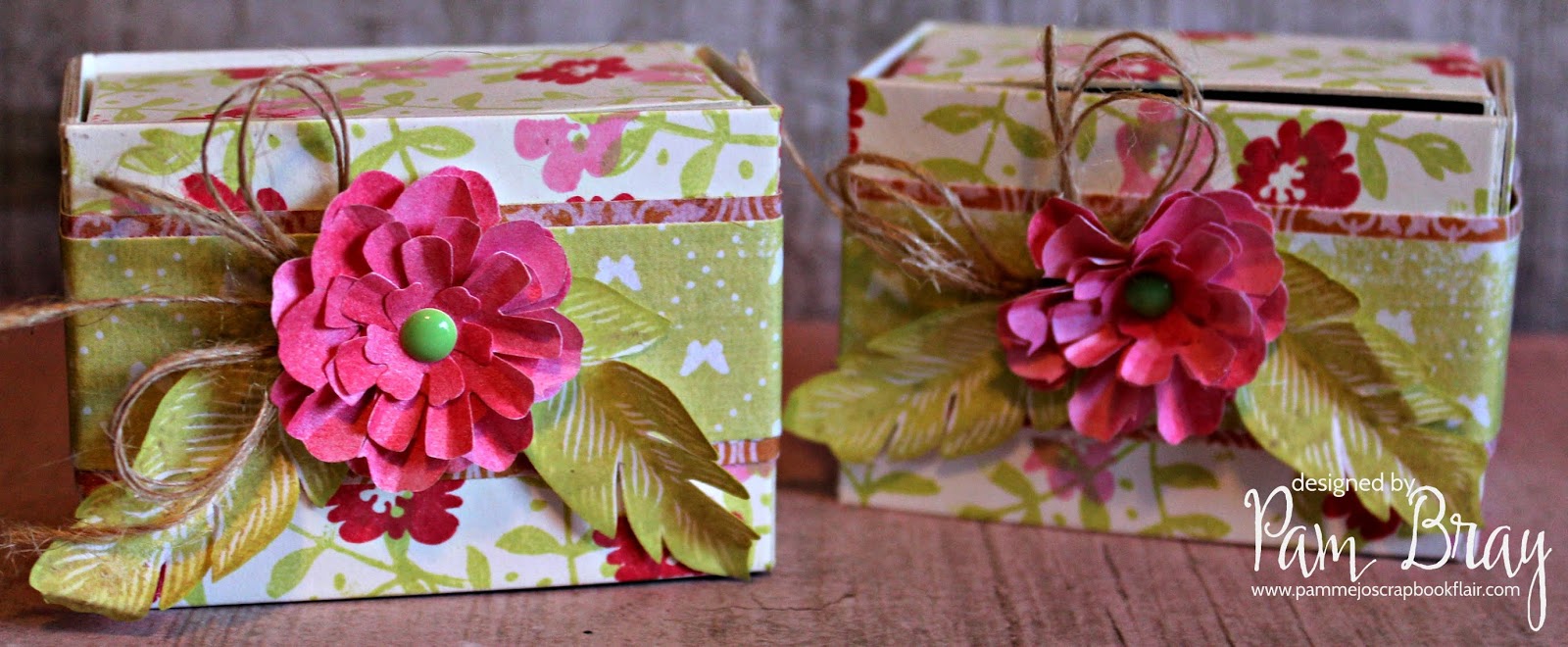 Pam Bray Designs: A Girl with Flair: Blessed Party Favor Boxes with ...