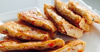 Prawn n fish paste Fuchuk (Beancurd Skin in Cantonese) by Lena Lai
