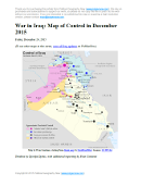 War in Iraq: Map of "Islamic State" Control in December 2015 ...