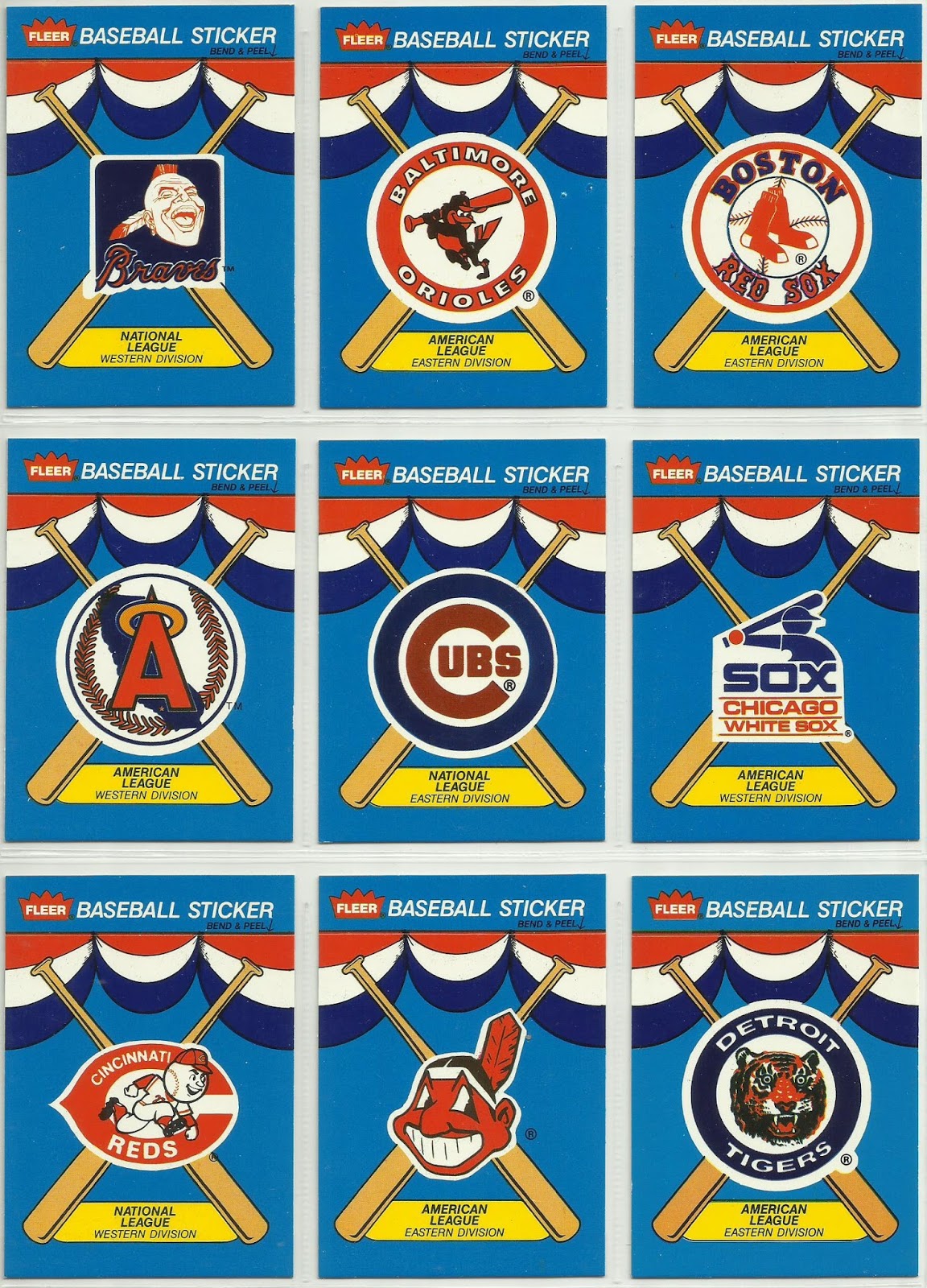 Fleer 1989 Logo Stickers And Trading Cards at Valentine Yan blog