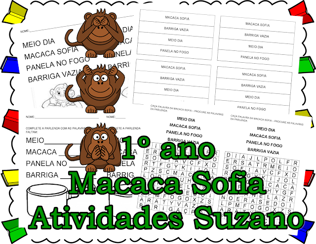 1º ano Macaca Sofia repassando