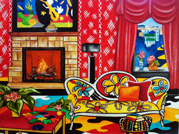 Puzzled with Matisse by k Madison Moore Pennsylvania Artist