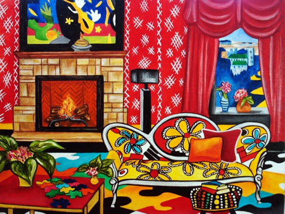 Puzzled with Matisse by k Madison Moore Pennsylvania Artist