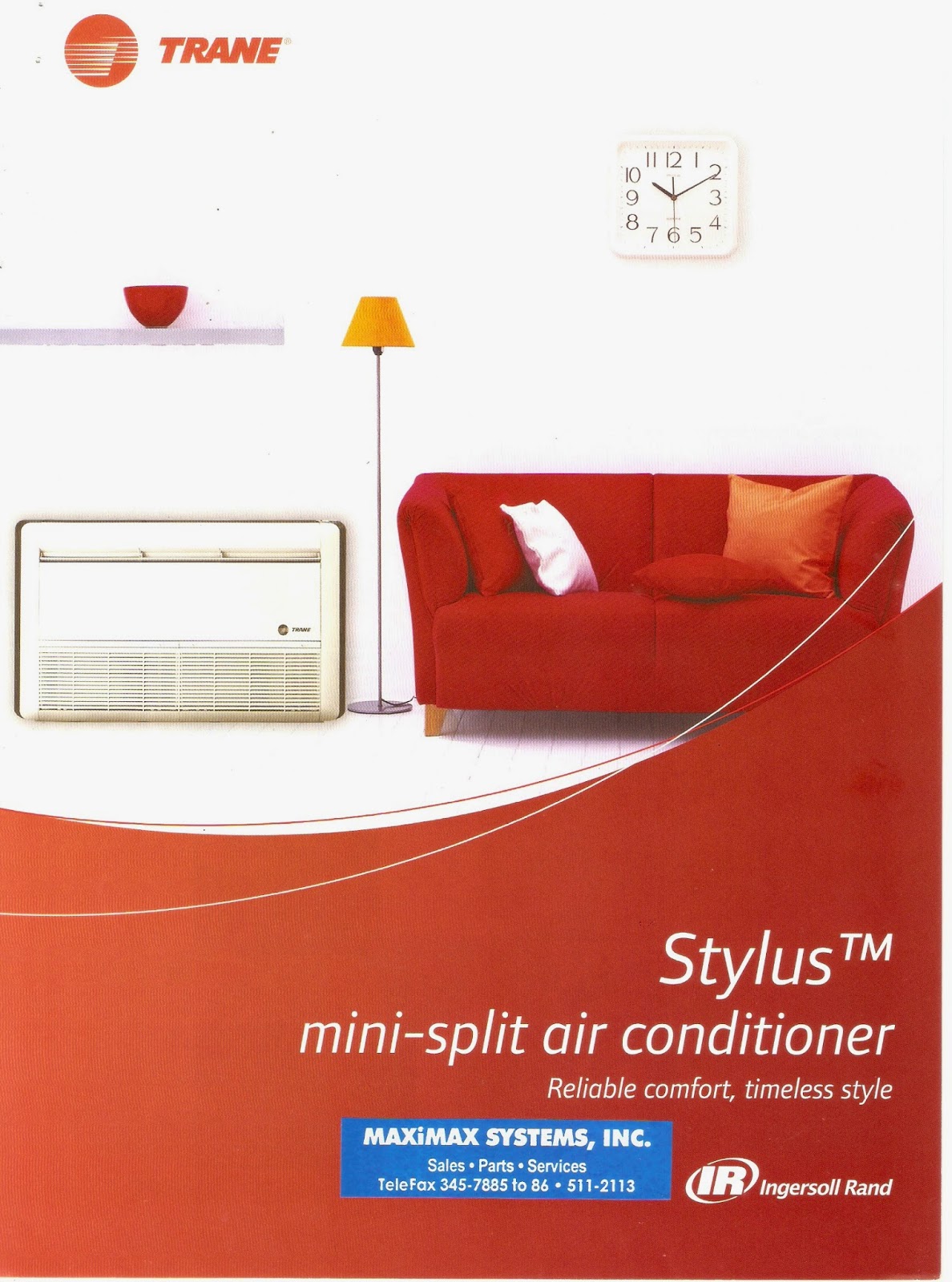 MaximaxSystems.com: TRANE STYLUS SPLIT CEILING AIR CONS