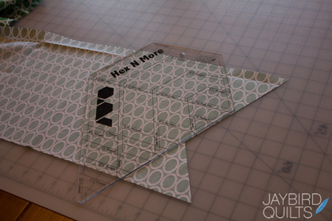 Jaybird Quilts: Hex N More Cutting Tutorials - Jewel