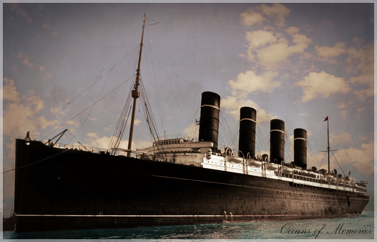 NAKARAJAN: RMS LUSITANIA BRITISH LINER STARTED MAIDEN VOYAGE 1907 ...