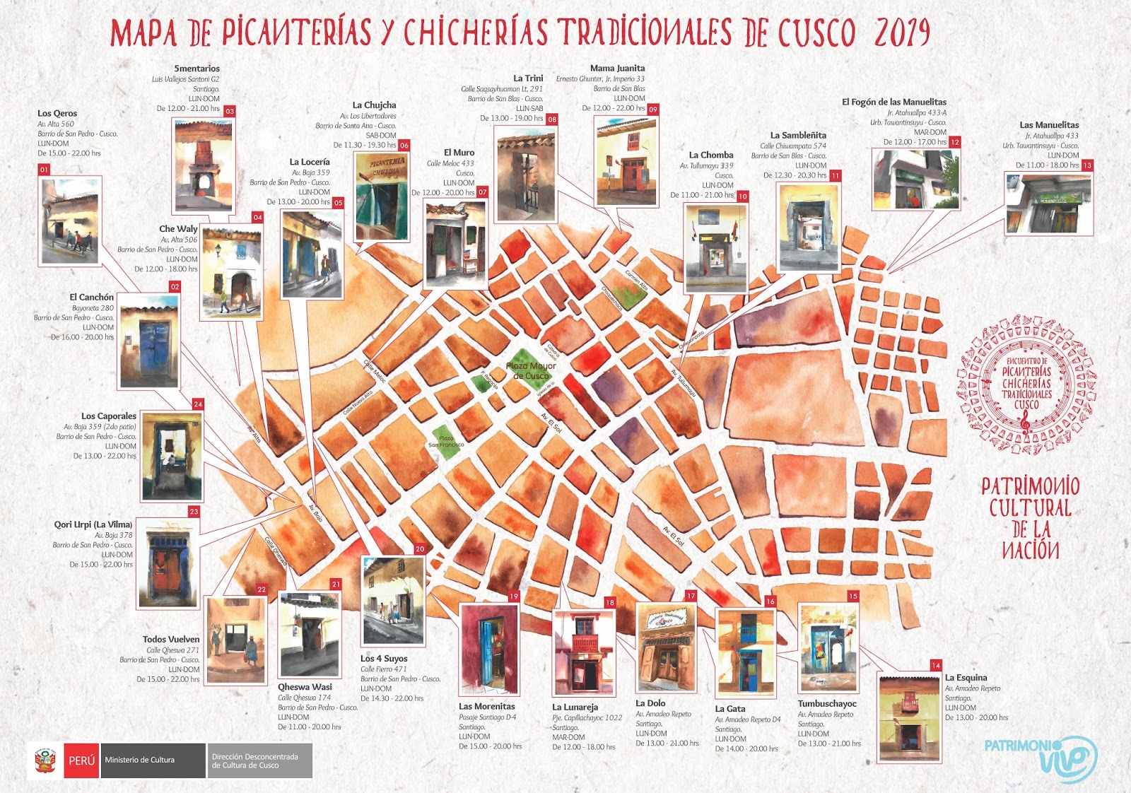 guia Cusco Peru: Imagenes : Mapa de Picanterias y Chicherias ...