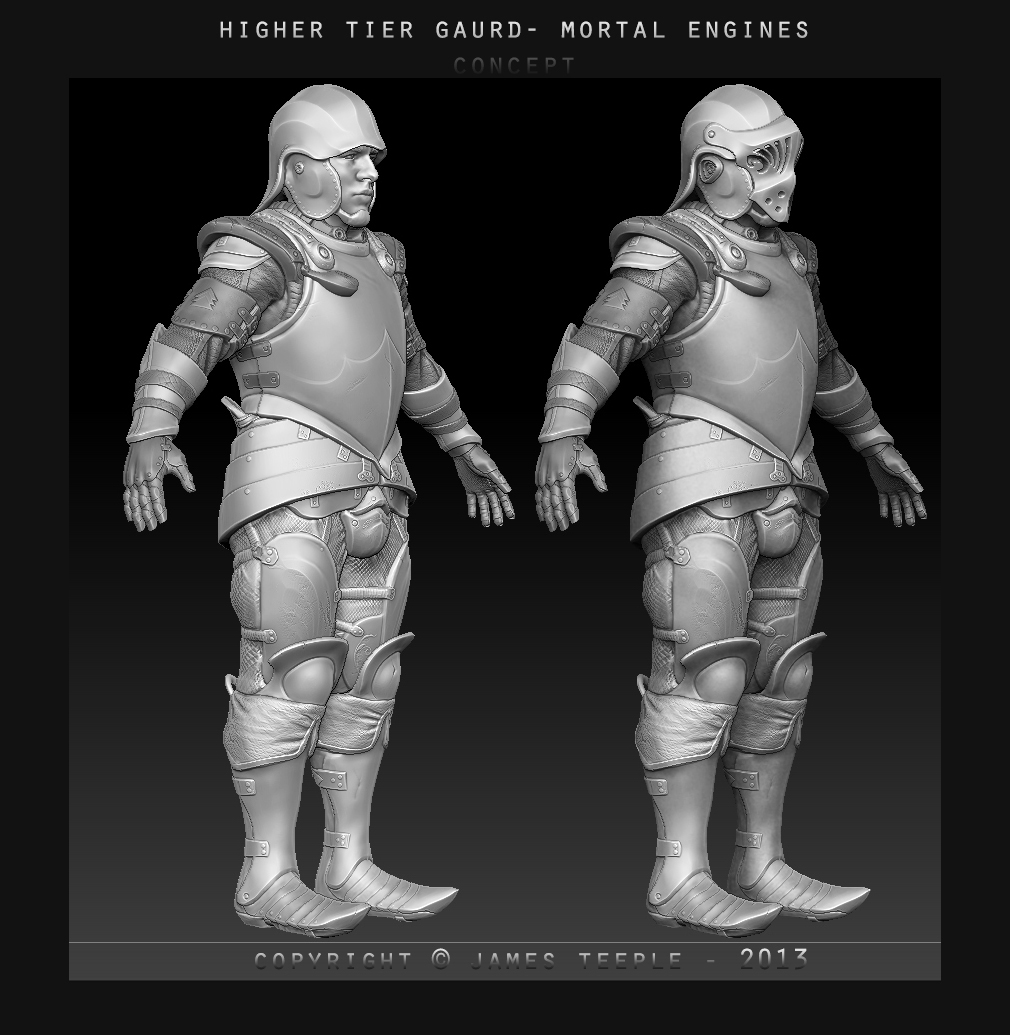 James Teeple Art and Design: Mortal Engines: Zbrush Modeling