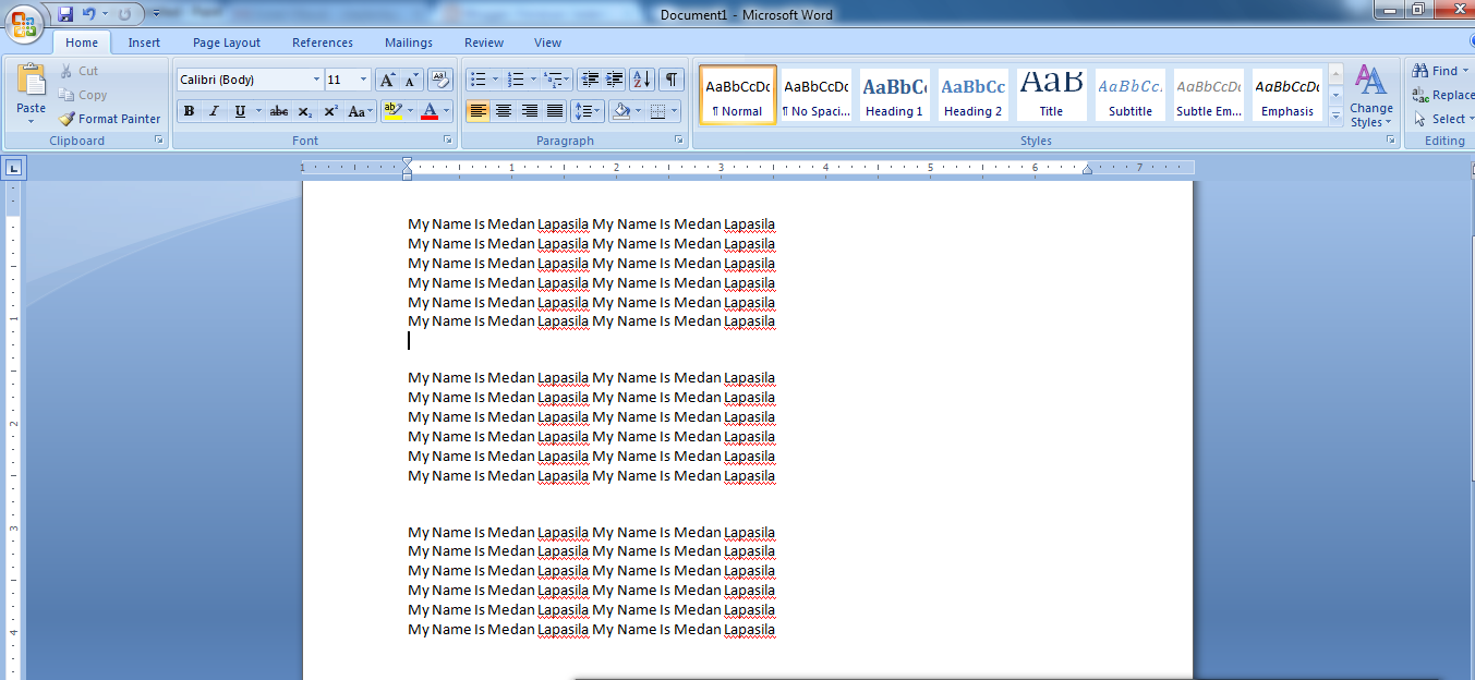 Panduan Sederhana Microsoft Office 2007: Cara mengatur perataan teks di ...
