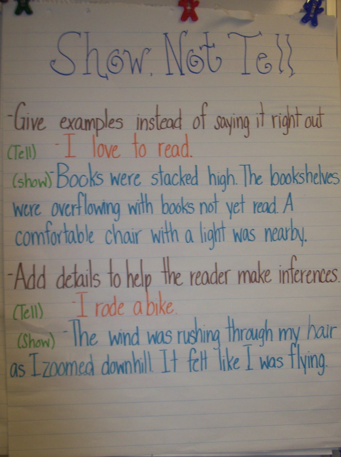 Smiles and Sunshine: Show, Not Tell