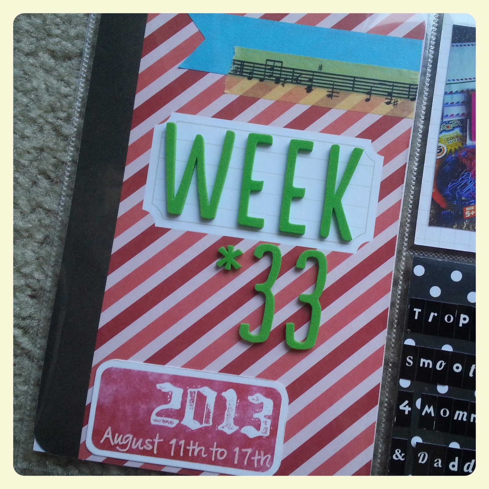 A Crafty Island Girl: Project Life: Week 33