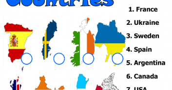 Countries Matching Activity | My English Printable Worksheets