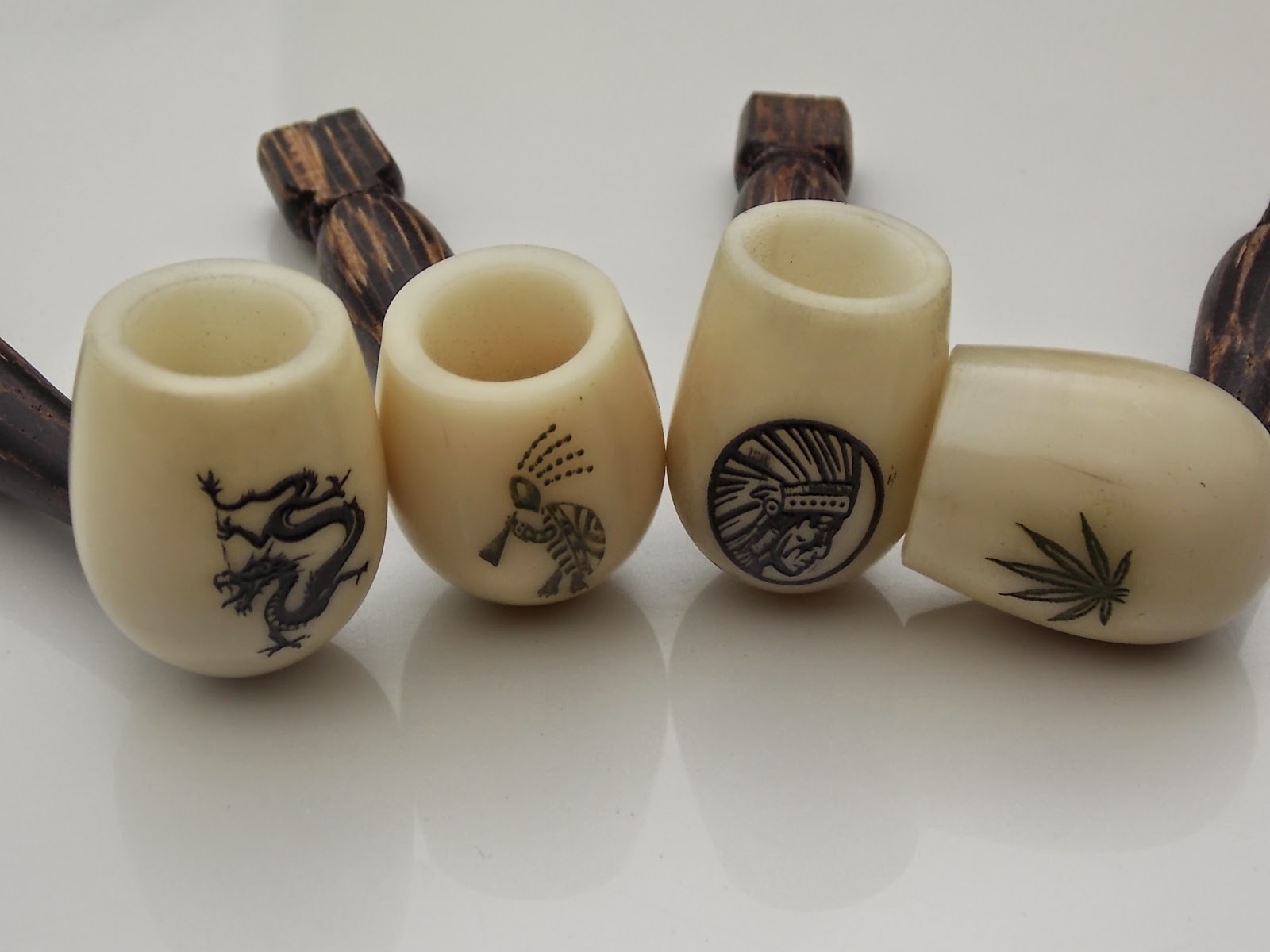 JOYAS DE TAGUA: PIPAS DE TAGUA