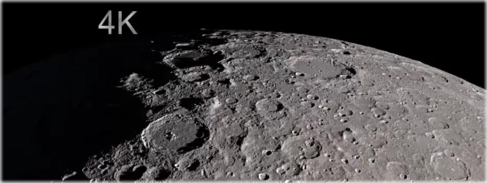 Faça um Tour pela Lua em 4K - Galeria do Meteorito