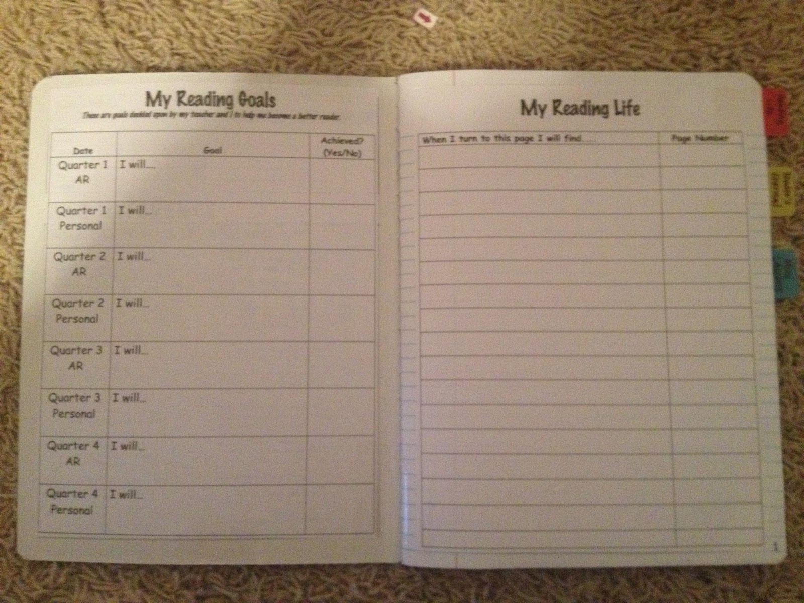 7th Grade Bytes: Revamping My Reader's Notebook (ISN)