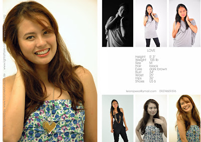 love plethora: making a model setcard