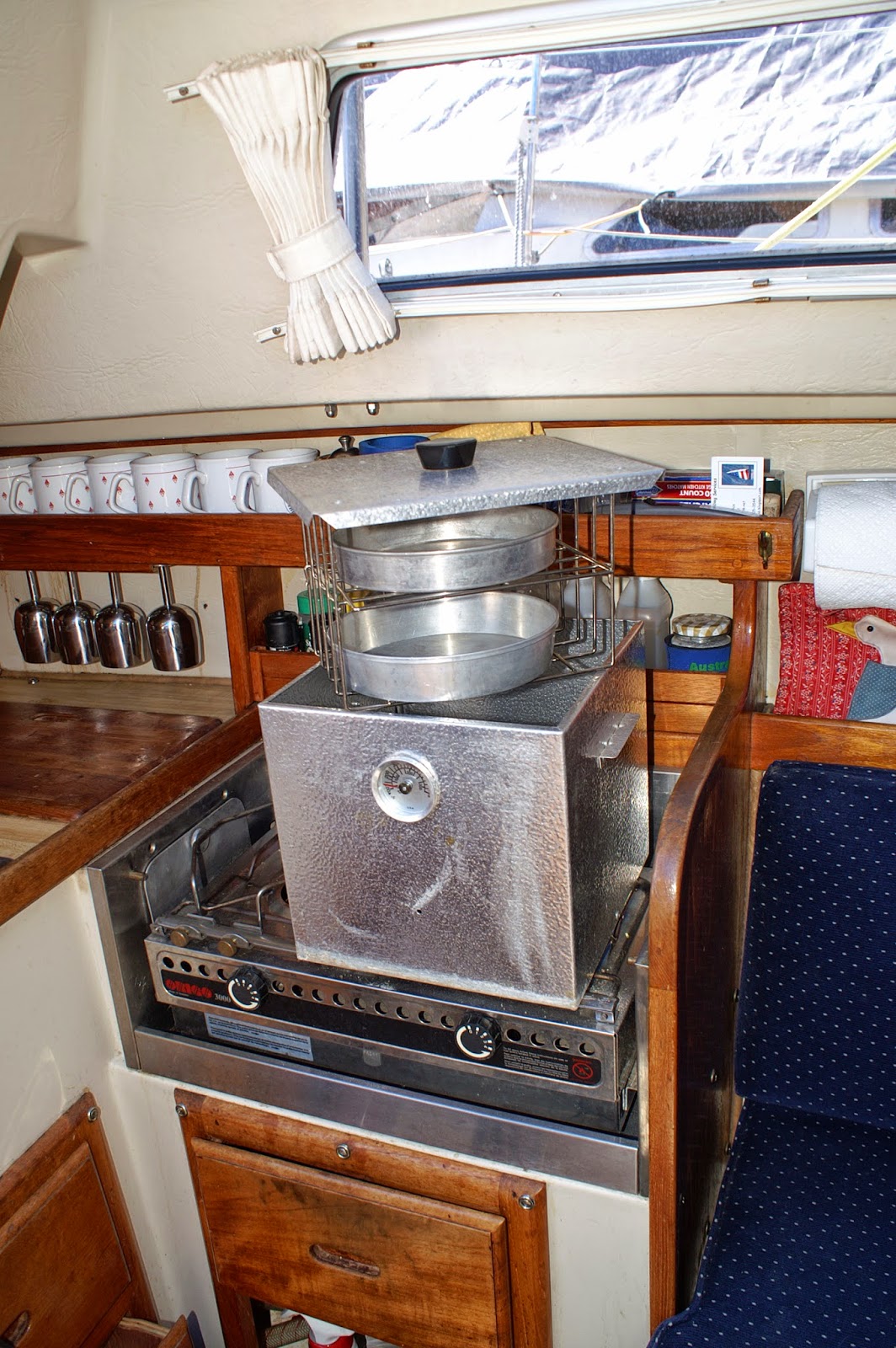 Barnacle Bill Holcomb's Sailing: Baking on a 25-foot Boat