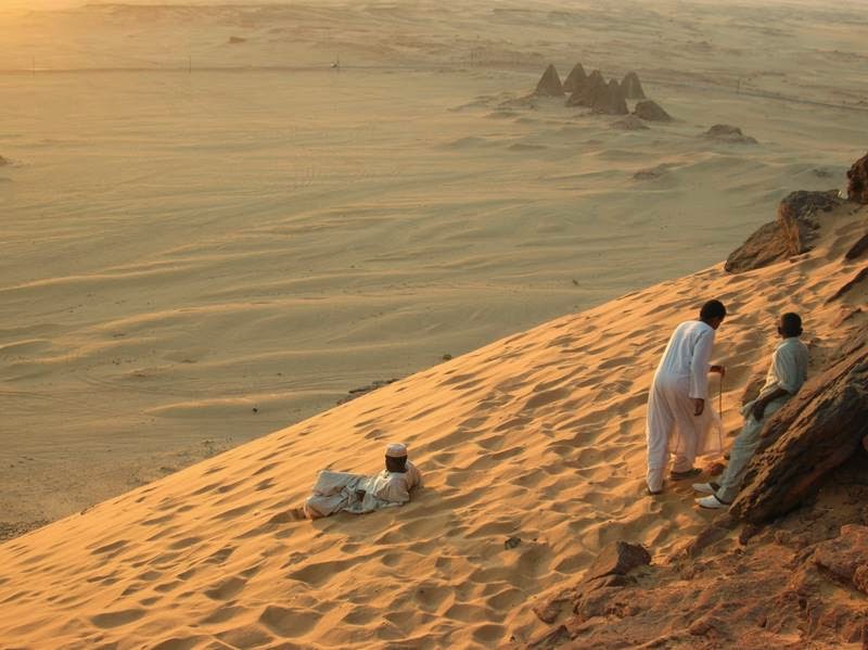 Pyramids of Nubia in North Sudan