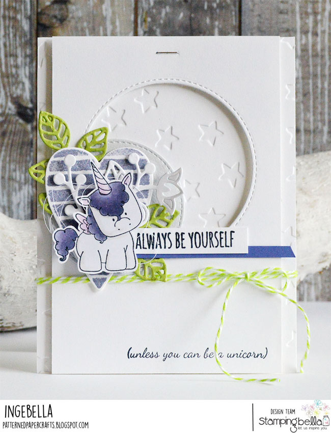 Bellarific Friday, Stamp of the Month - Patterned Paper