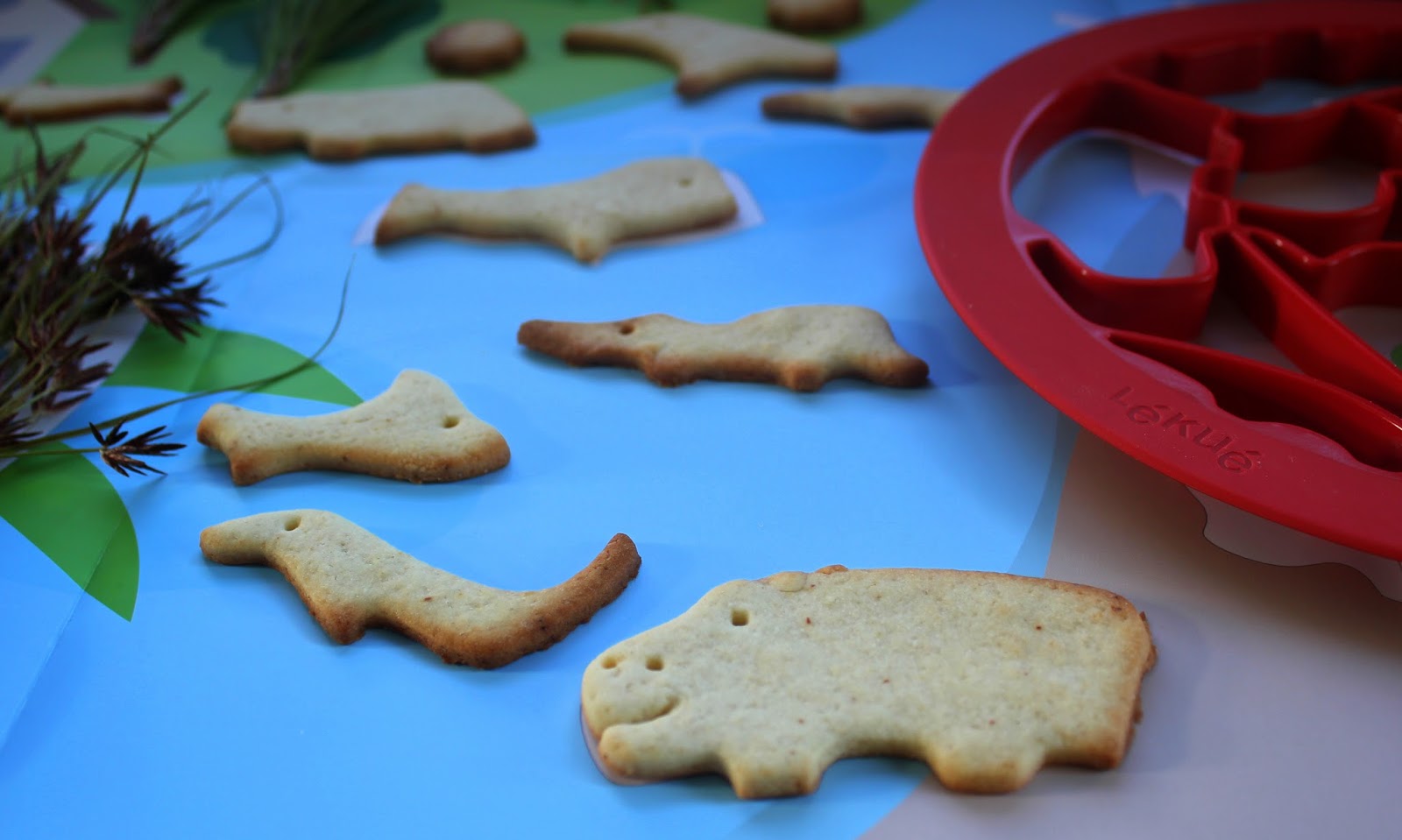 Galletas de Almendra con formas de Animales - Cocinando con las Chachas