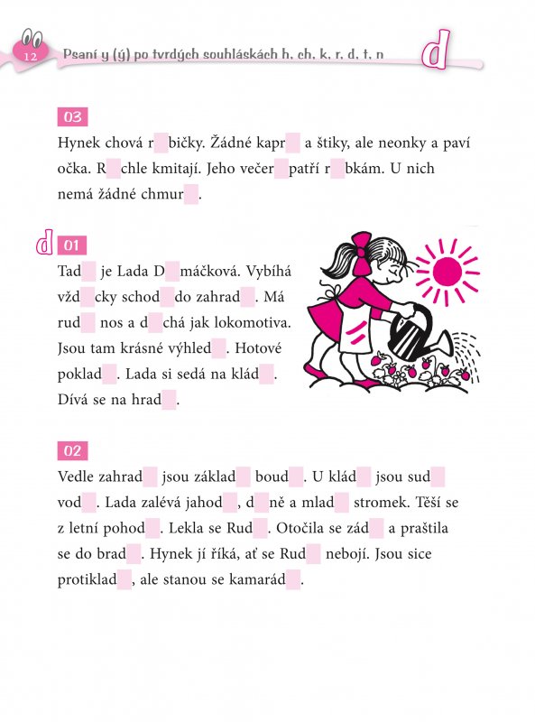 Česká škola: Veselé diktáty a doplňovačky - Hurá do pohádky