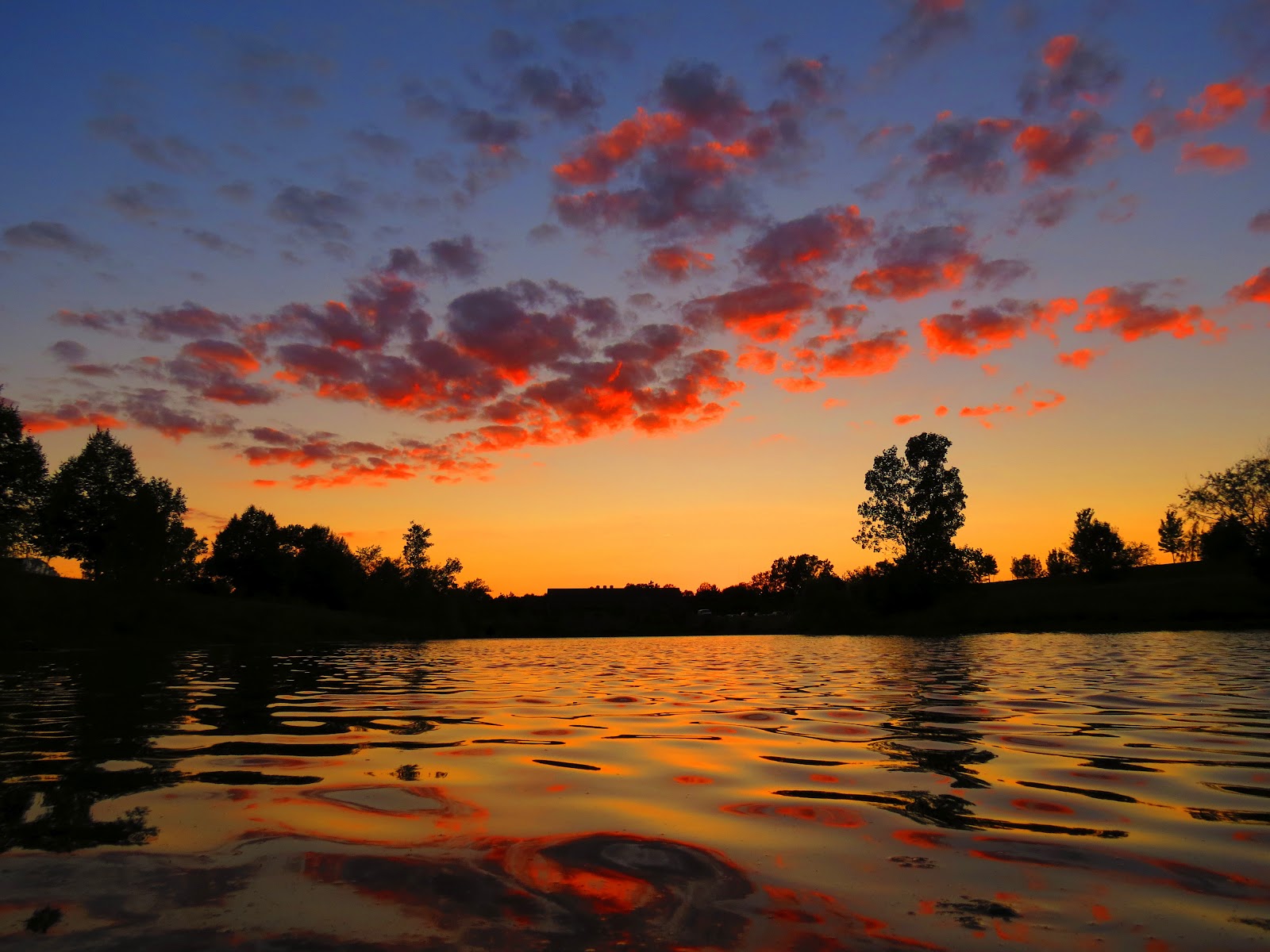 Lincoln Park Commons Pond News Kettering, Ohio: Sunset Kettering, Ohio ...