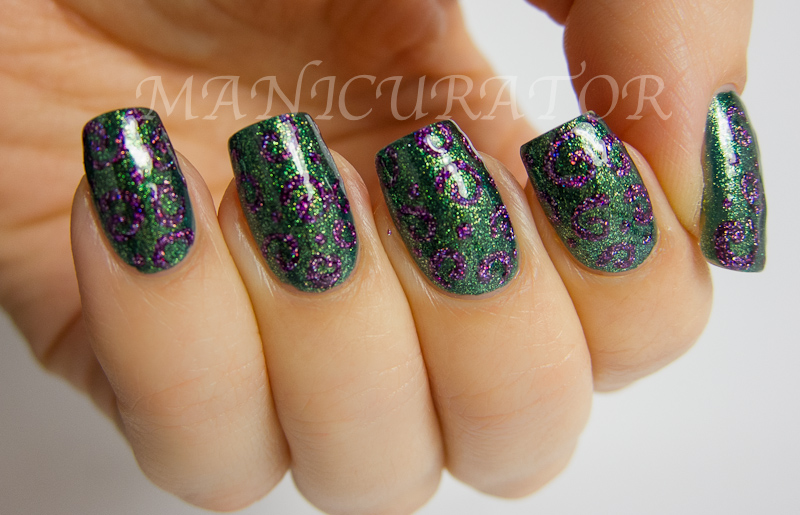 Ornament Nail Art with Zoya Logan and Aurora (Swatch and Review)