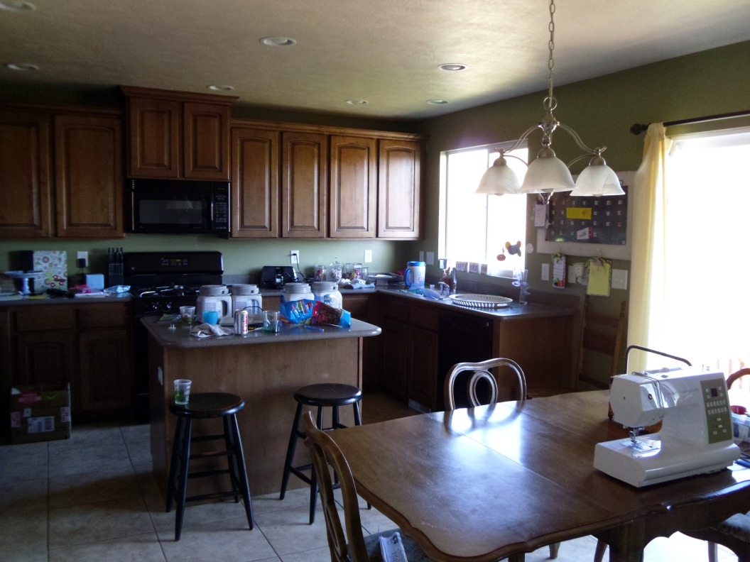 Gray Kitchen makeover–{Ameroonie Designs}