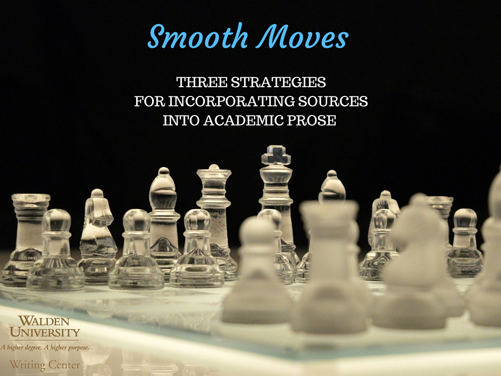 Smooth Moves: Introducing and Integrating Sources into Academic Prose