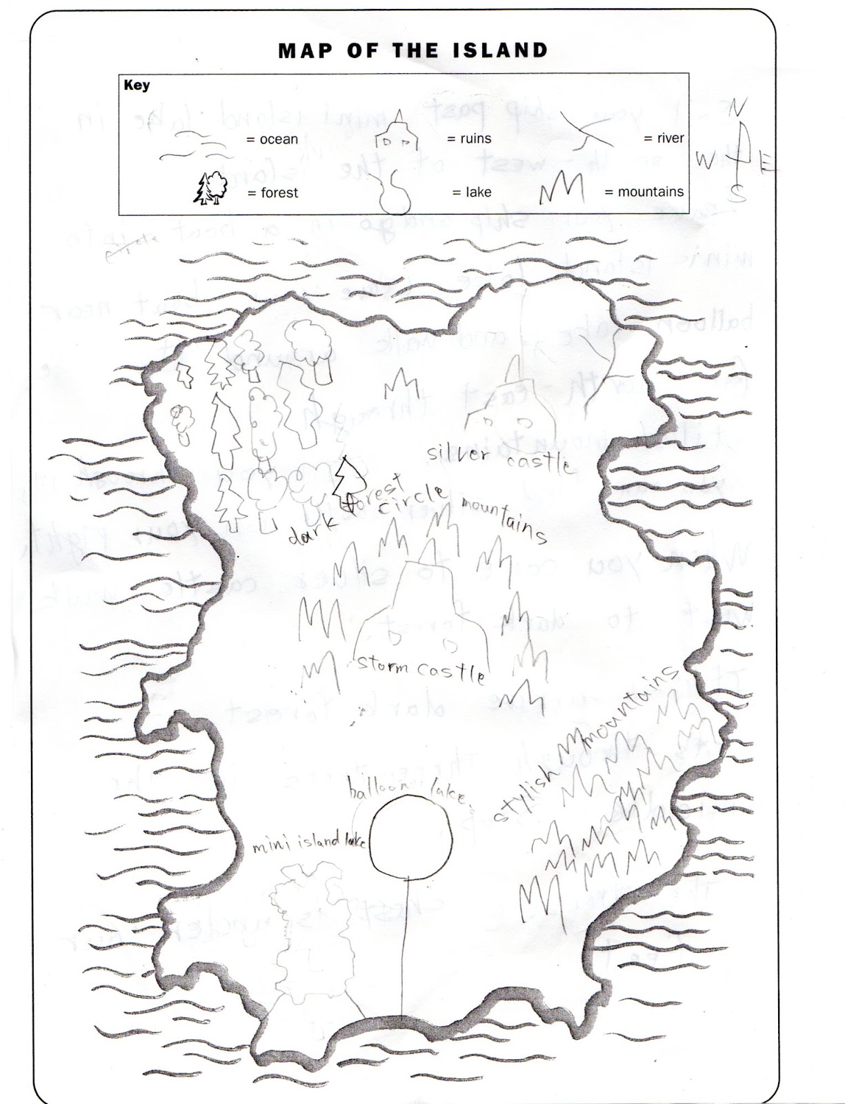 Luna students' room: Black Beard - After Reading Treasure Map