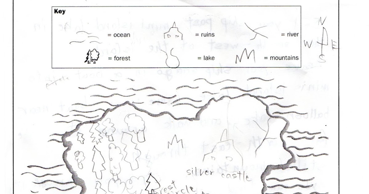 Luna students' room: Black Beard - After Reading Treasure Map