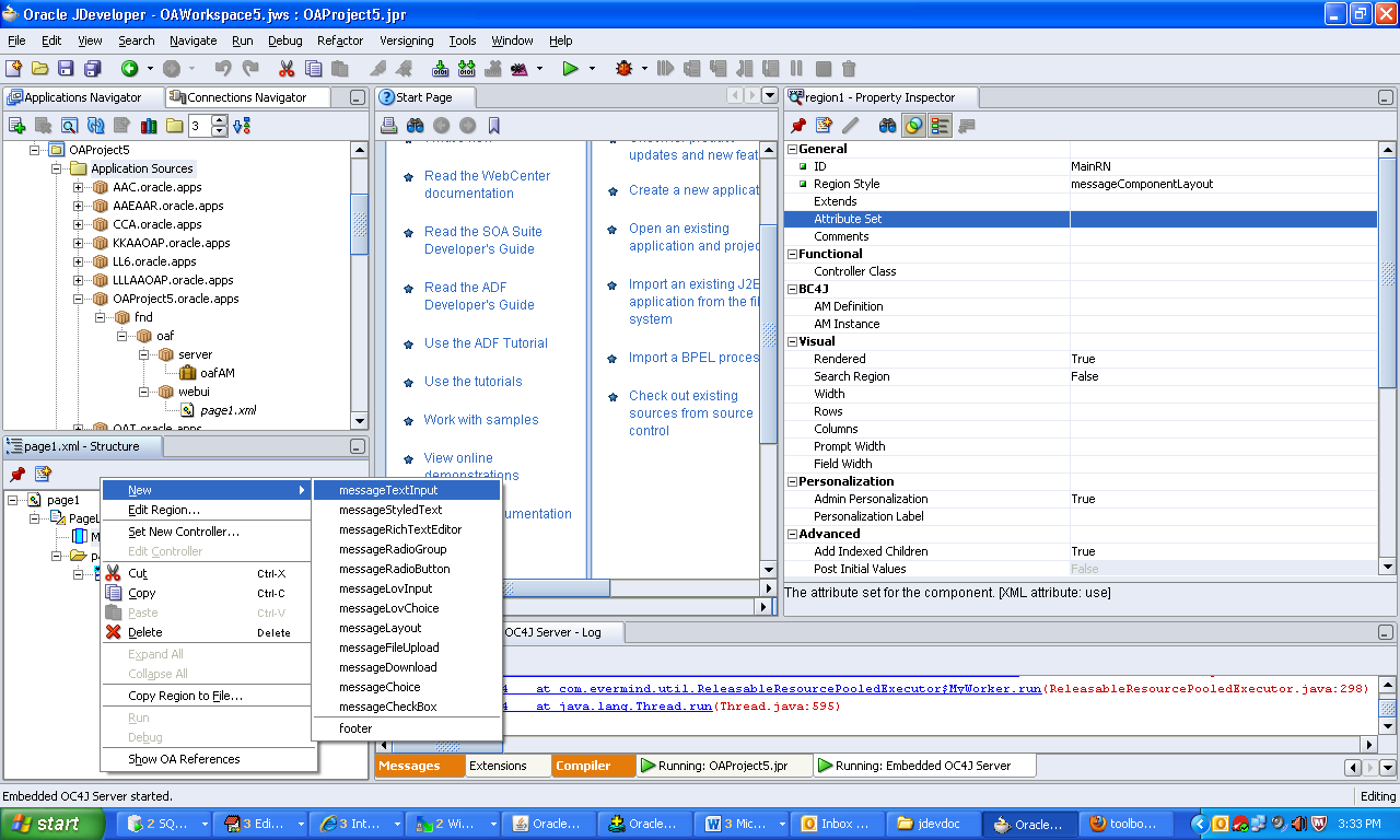 R12 Oracle Apps: How to Create OAF Page
