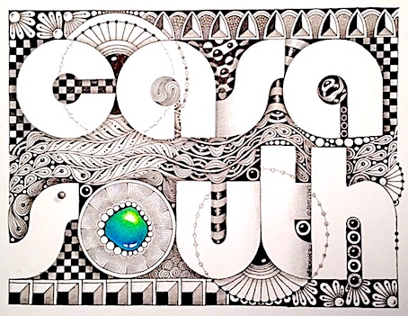 Enthusiastic Artist: Tangling letters and words