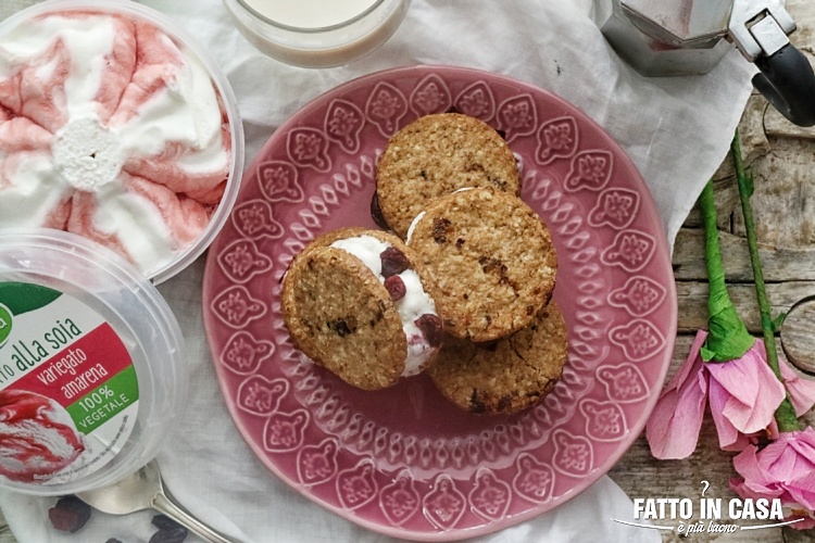 Ice Cream Sandwich Variegato Amarena – Traveling