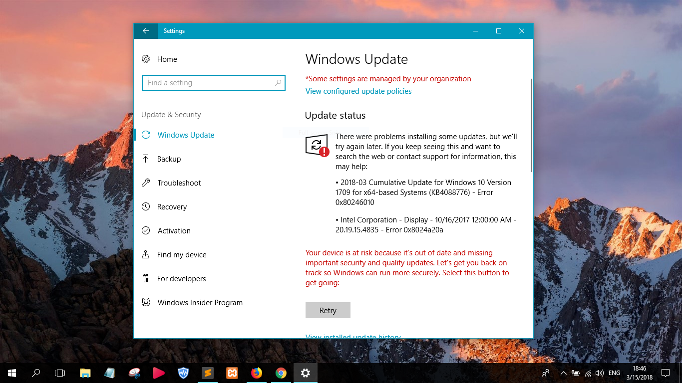 Cumulative Update KB4088776 for Windows 10 Version 1709 (OS Build 16299 ...